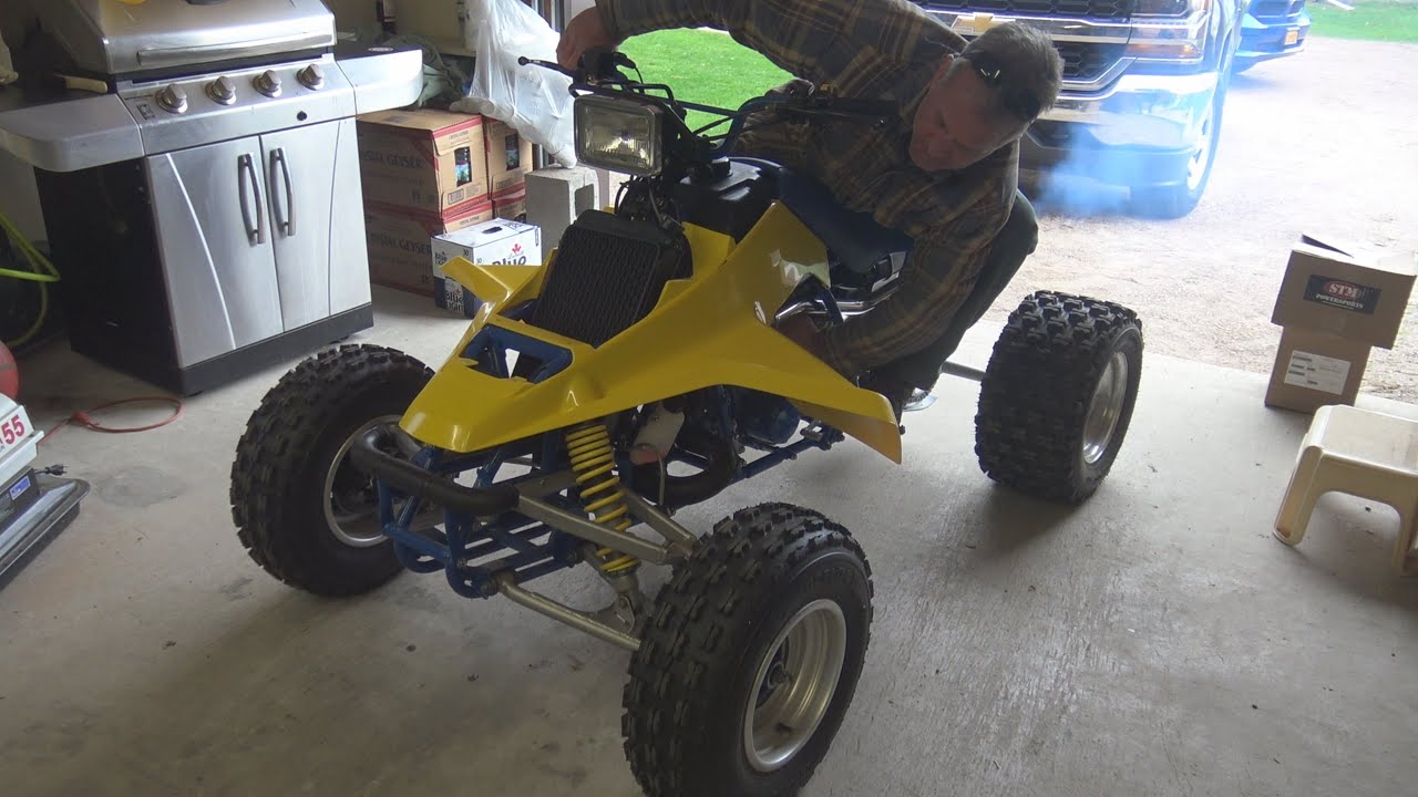 SUZUKI QUADZILLA 500 BUILD! - YouTube