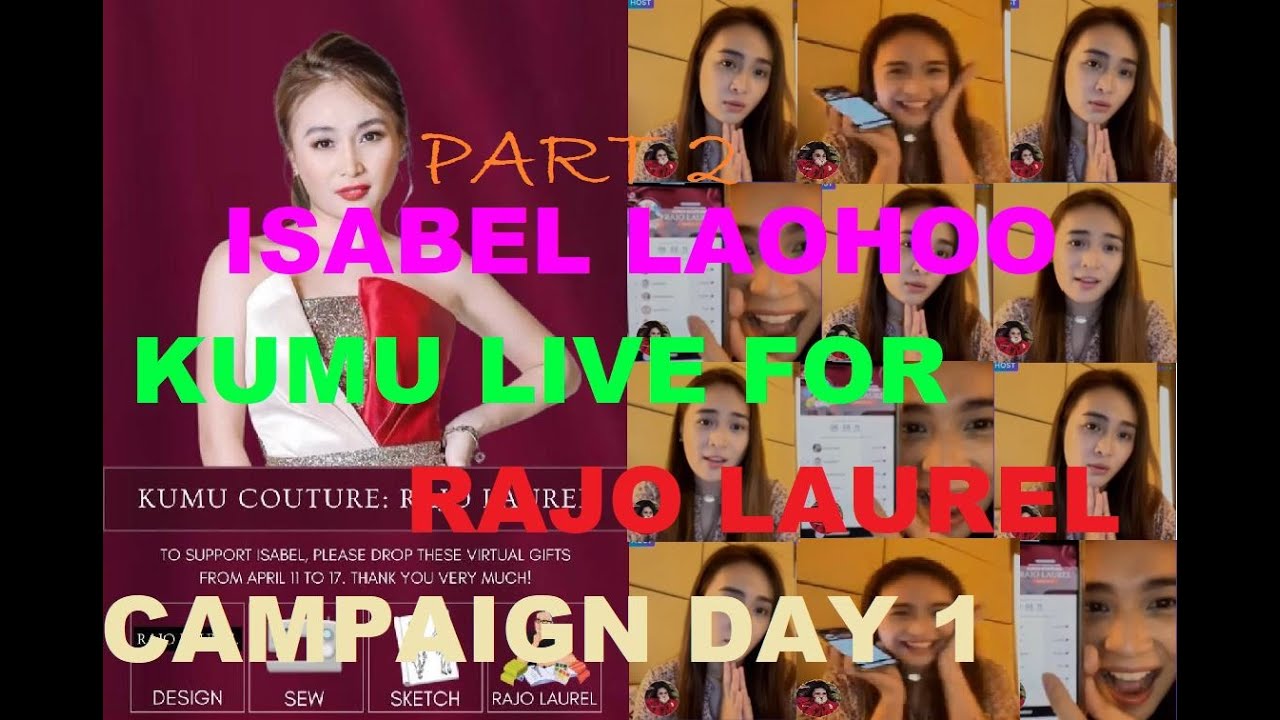 ISABEL LAOHOO KUMANTA NG KOREAN SONG | RAJO LAUREL CAMPAIGN | P2 KUMU ...