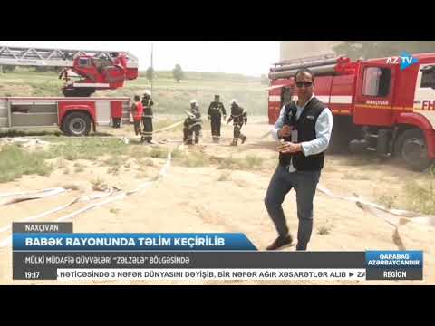 Babək rayonun mülki müdafiə dəstələrinin hazırlığı yoxlanılıb