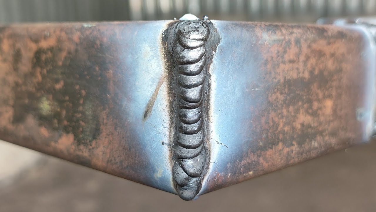 few people know. how to weld a thin square tube in a vertical position ...