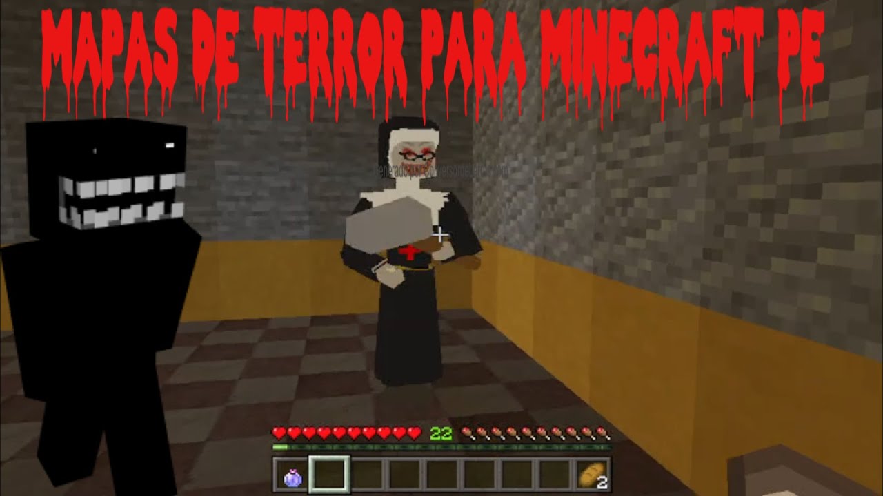 MAPAS DE TERROR PARA MINECRAFT PE 1.19 - YouTube