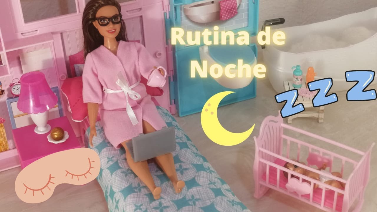 Rutina de Noche de @Barbie Reportera | Historias de muñecas | Juguetes ...