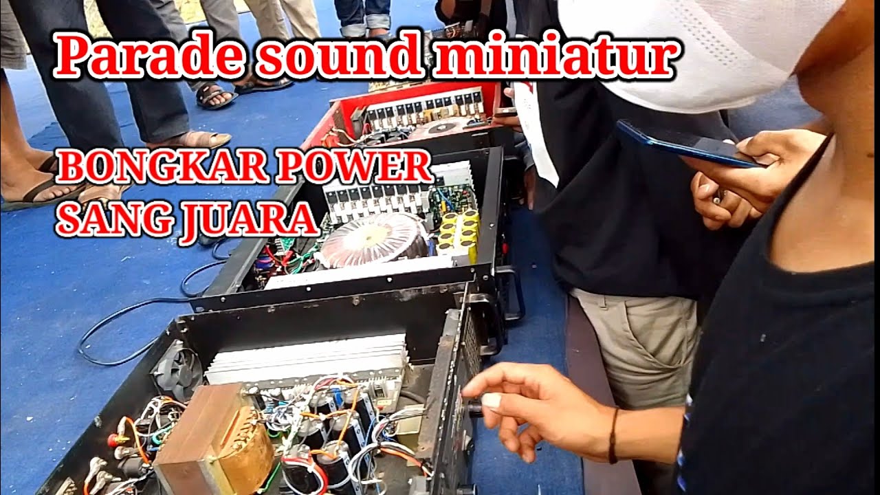 Balap || parade sound miniatur bongkar power sang juara - YouTube