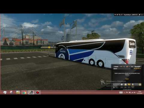 ets 2 setra s 519 hd kamil koç skinli otobüs modu nasıl yüklenir + test