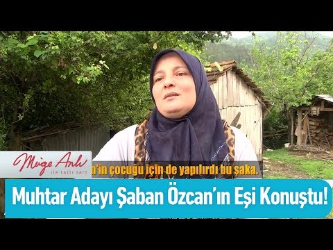 Muhtar adayı Şaban Özcan'ın eşi konuştu! - Müge Anlı İle Tatlı Sert 16 Haziran 2020