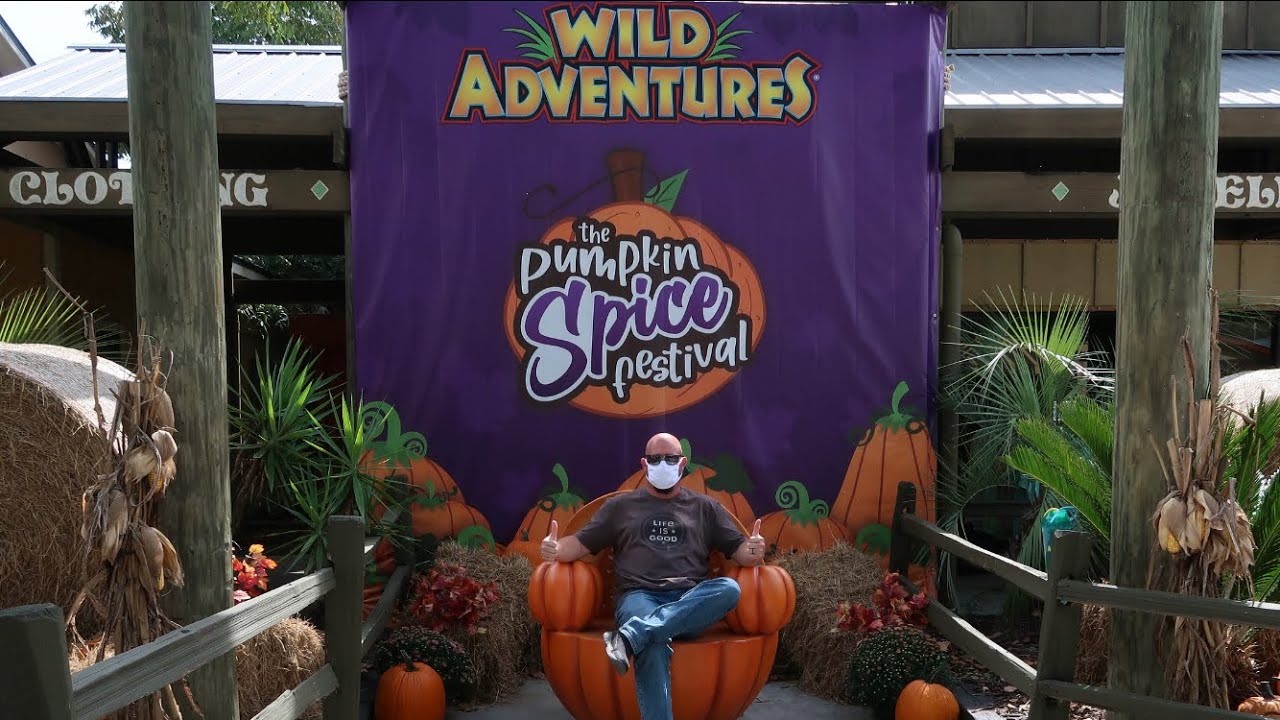 Wild Adventures Pumpkin Spice Festival 2020. What does it have to offer? - YouTube