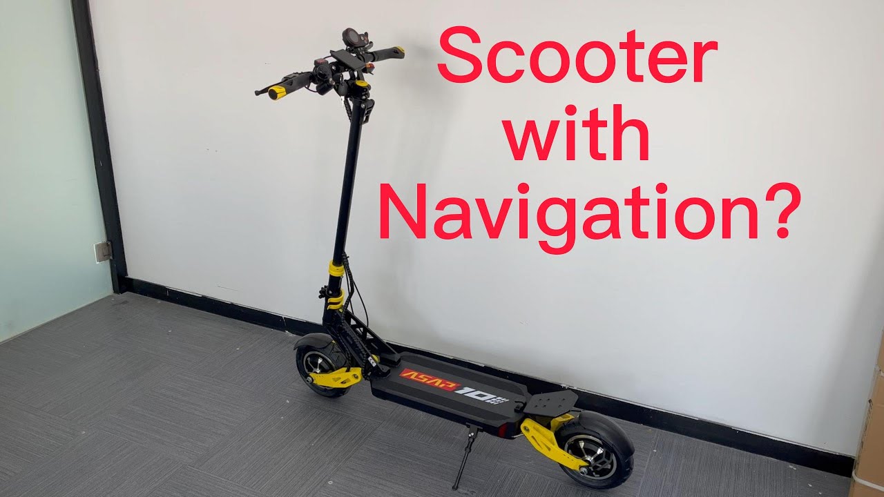 T10 VDM Electric Scooter Navigation Function Display - YouTube