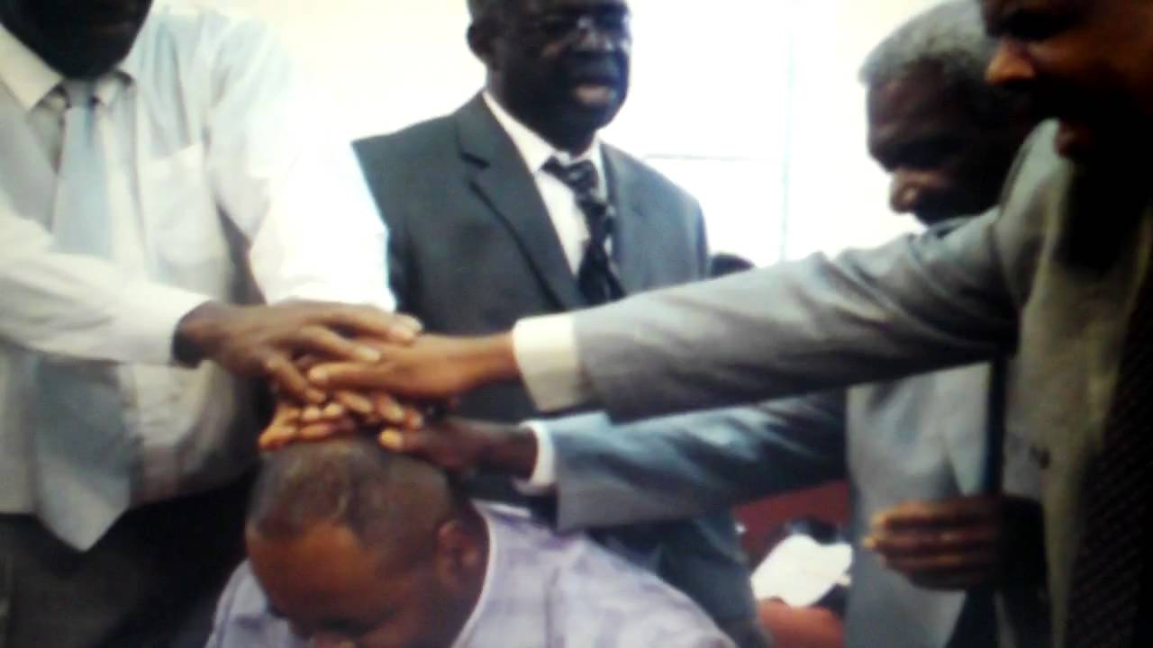 Minister Pernell Adams being ordained - YouTube