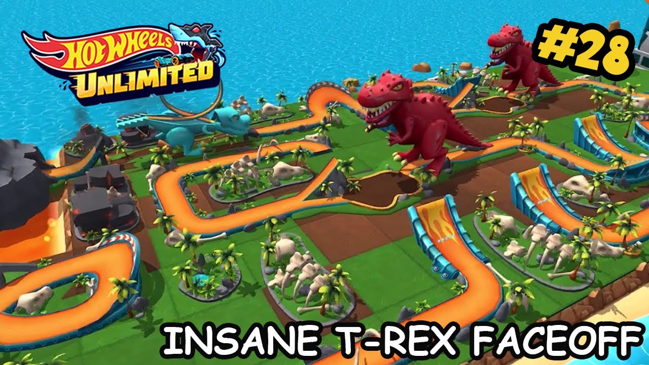 Hot Wheels Unlimited - Insane T-Rex Face-off | Part 28 - YouTube