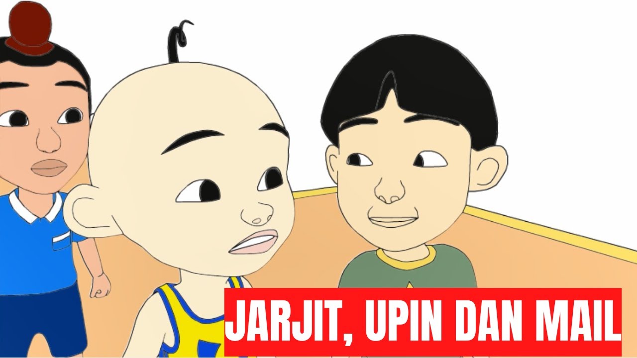 Menggambar dan Mewarnai Upin dan Ipin - Upin bersama Jarjit dan Mail ...