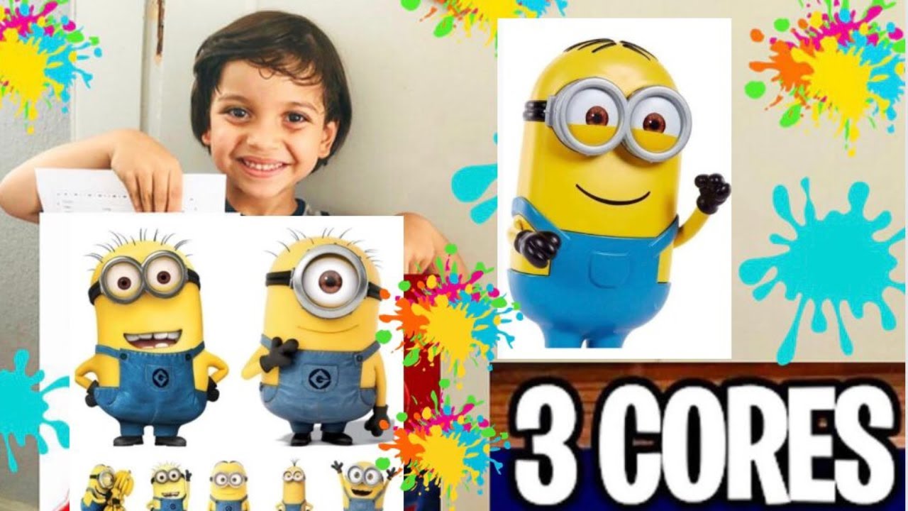 Benjamin e Sapinho Croc Croc DESAFIO COLORINDO COM 3 CORES OS MINIONS ...