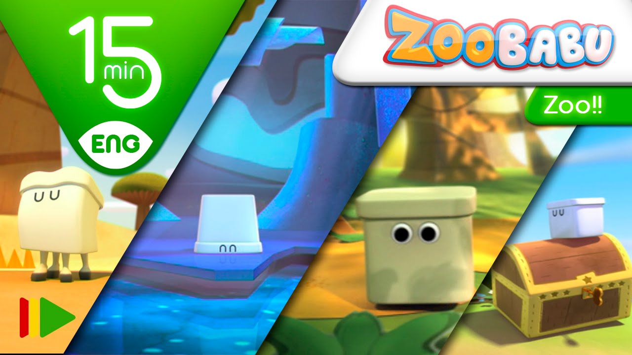 Zoobabu | Collection 04 (Zoo Animals) | Full episodes for kids | 15 ...