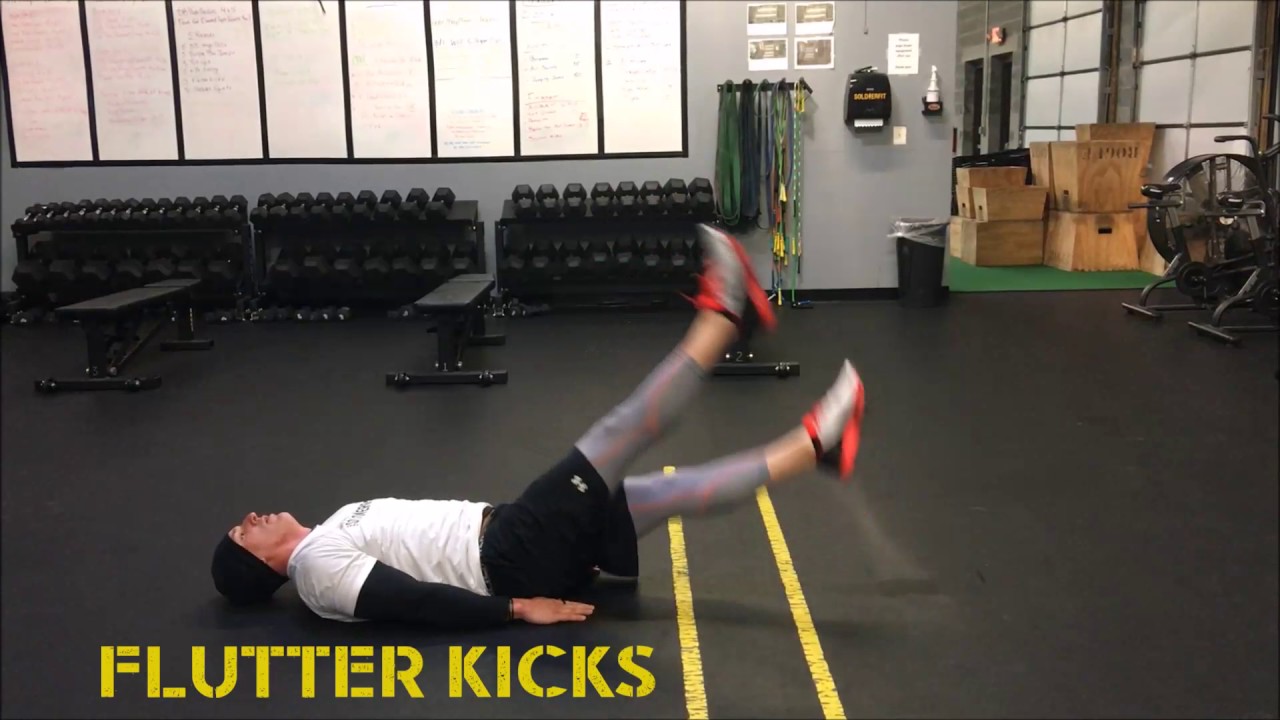 SOLDIERFIT FLUTTER KICKS - YouTube