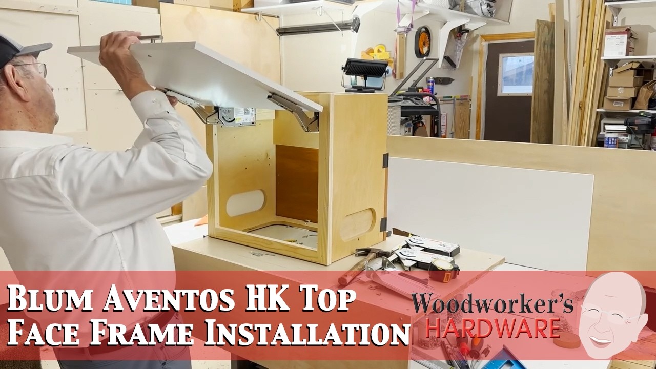 Installing Blum HK Top in Face Frame Cabinets — The EASY Way! - YouTube