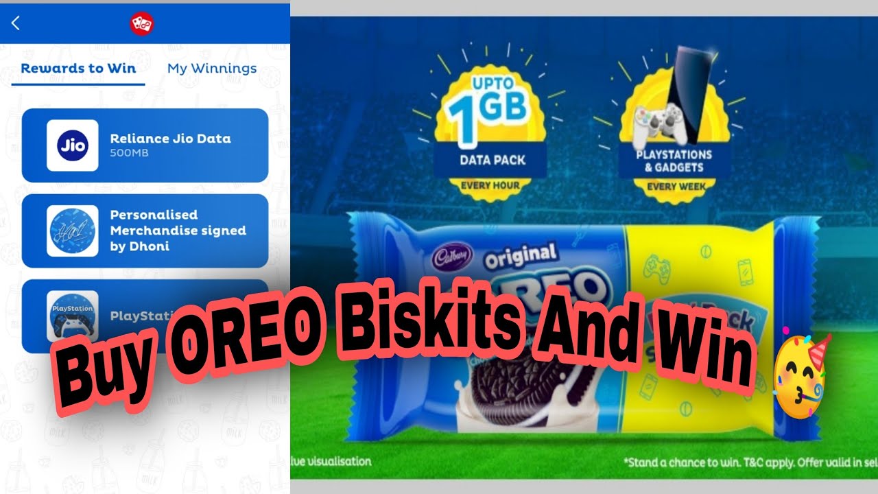 How To Win MSD Autographed Cricket Kits ? OREO SMS & WIN - YouTube