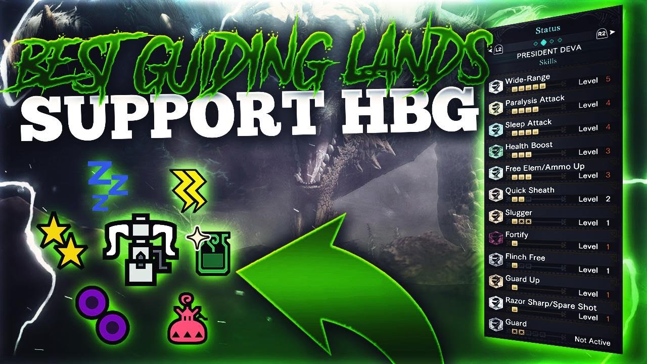 SUPPORT HBG Build & Guide | Endgame Builds | MHW Iceborne - YouTube