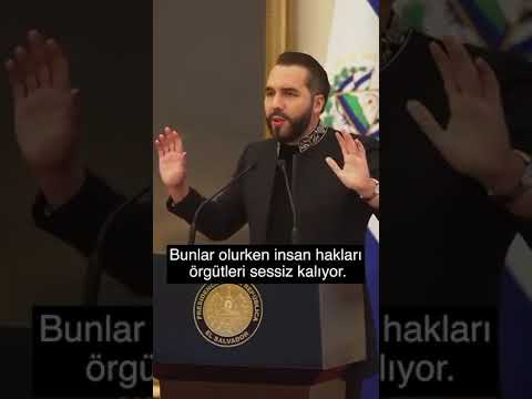 Nayib Bukele ’ye suçluların insan haklarını sormuşlar.