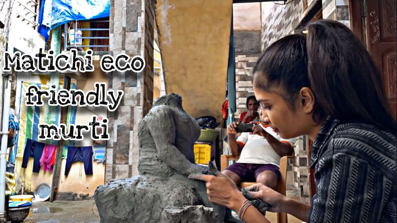 Shadu matichi hatane rachleli murti ️😍|ganpati Bappa morya ️🙏🏻 - YouTube