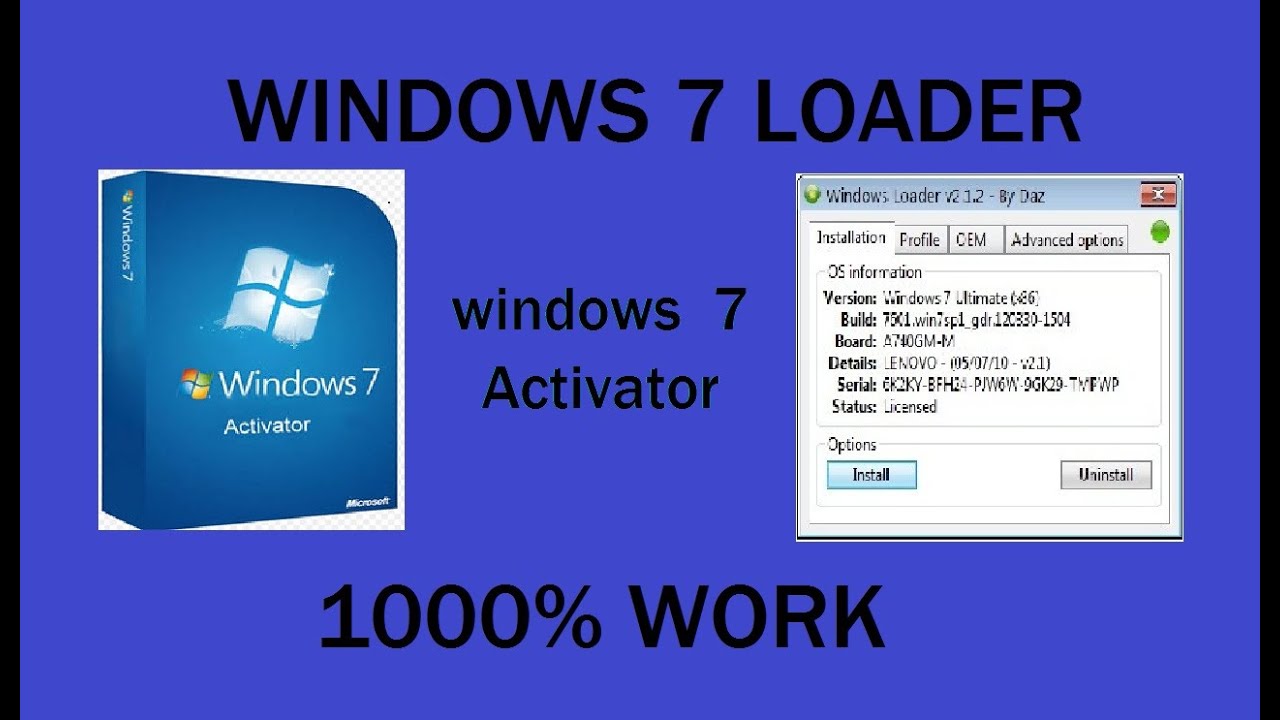 Windows 7 Activator 64/32 bit Work 100% + Cara Instal Terbaru 2020 ...