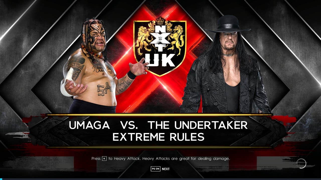 Umaga Vs The Undertaker | WWE 2k22 - YouTube