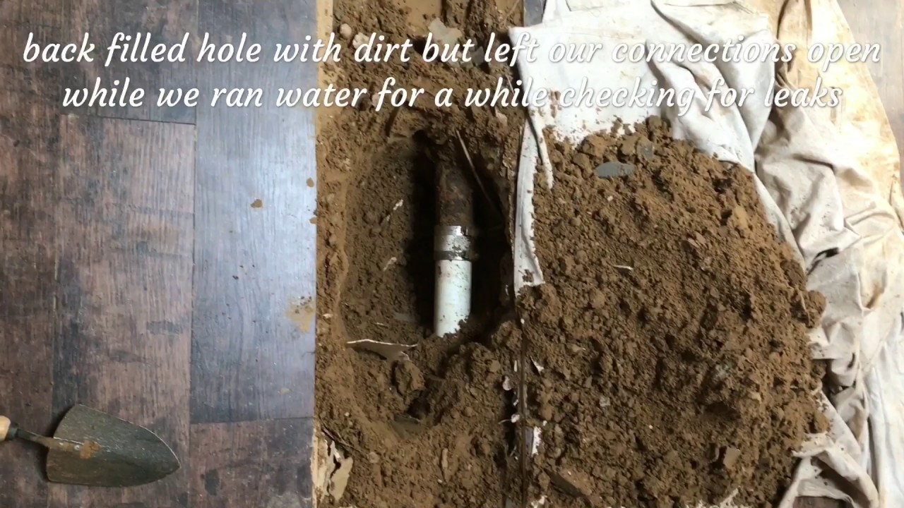 How I fixed a broken waste pipe in a slab - YouTube
