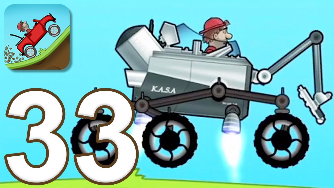 Hill Climb Racing - Gameplay Walkthrough Part 33 - Moonlander (iOS ...