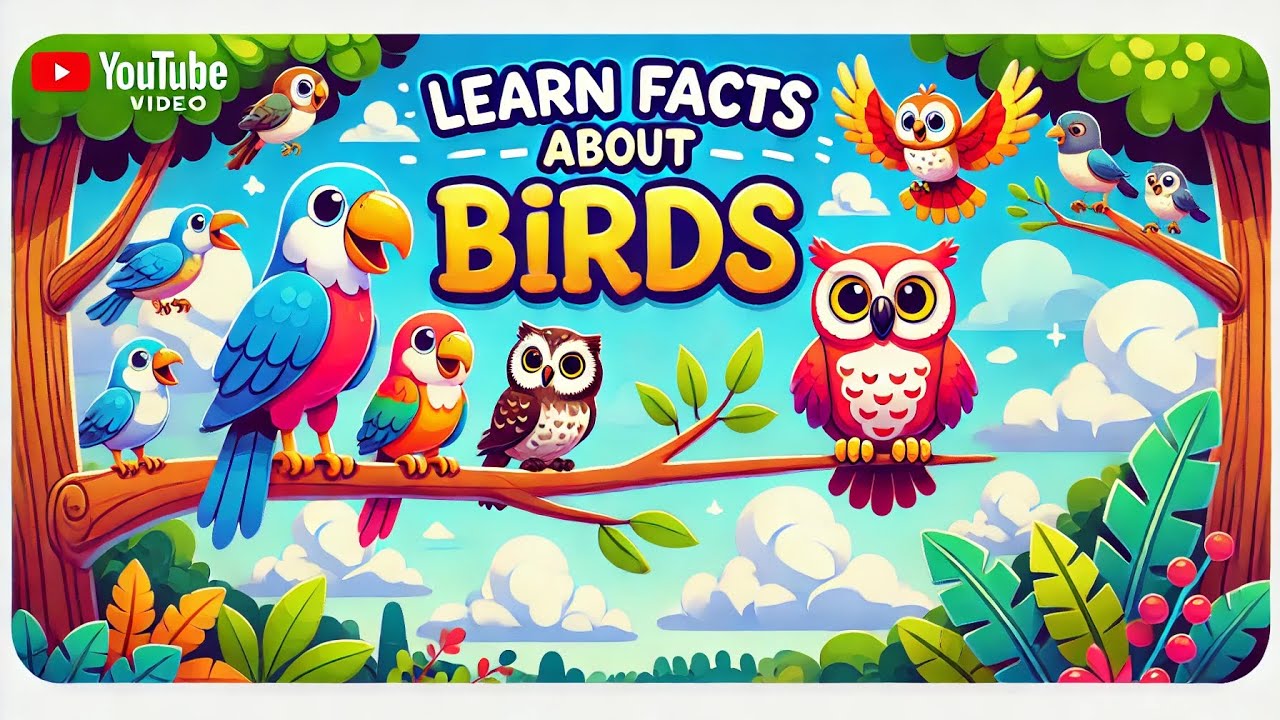 🐦🌿 Amazing Bird Facts! | Fun & Educational Video for Kids - YouTube