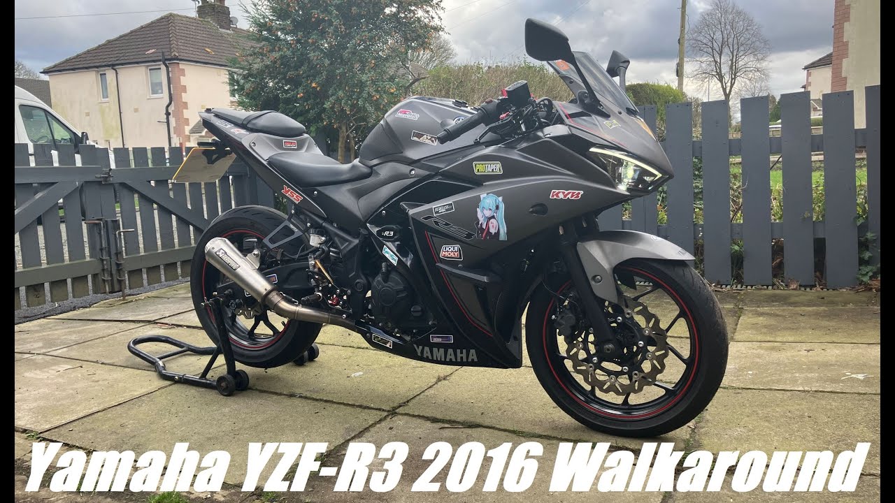 Yamaha YZF-R3 2016 Walkaround - YouTube