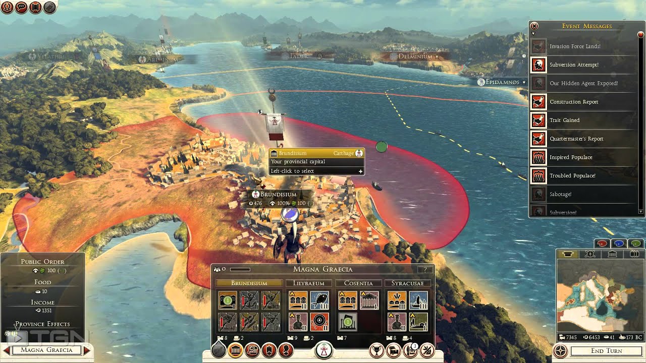 Total War Rome 2 Carthage Campaign Part 29 The Walls of Athens - YouTube