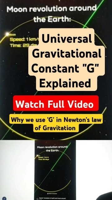 Universal Gravitational Constant G Explained #shorts #physics - YouTube