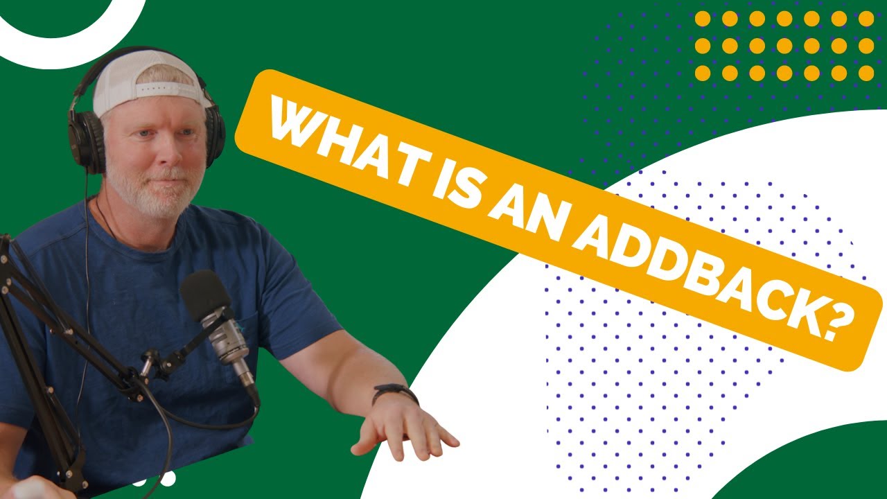 What is an addback? - YouTube