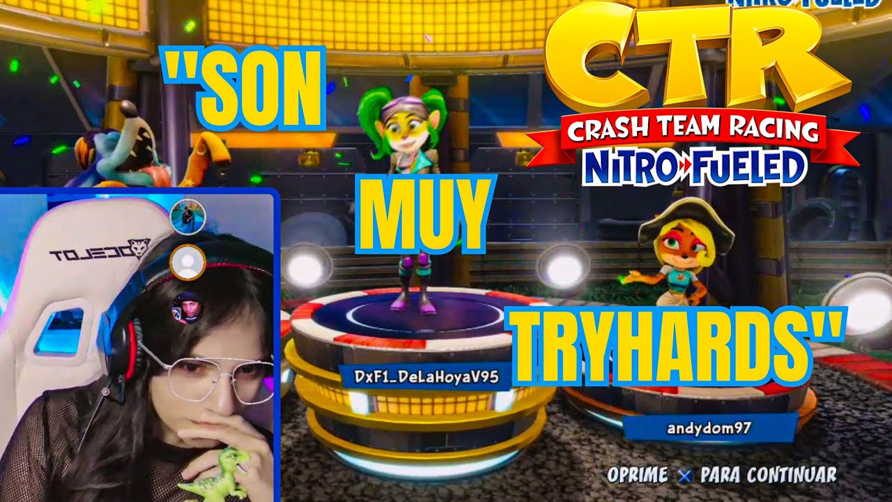 QUE TRYHARD "SUPERVIVENCIA" - CRASH TEAM RACING "PLAY" - YouTube