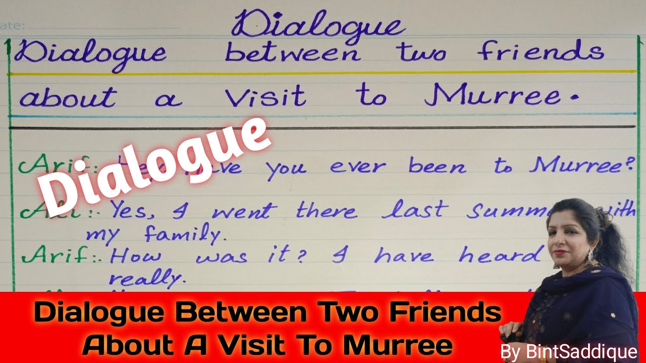 Dialogue Between Two Friends About A Visit To Murree | Easy English ...