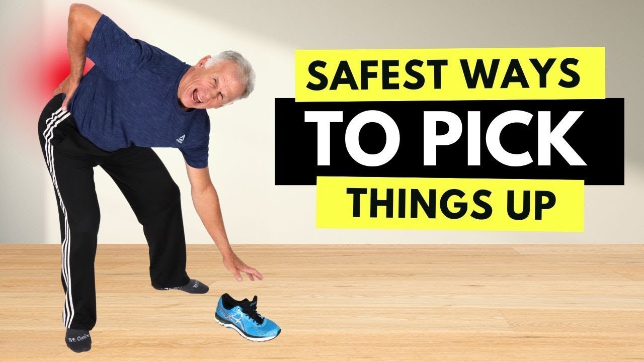 The Safer Way to Pick Things Up Off the Floor After 60 - YouTube