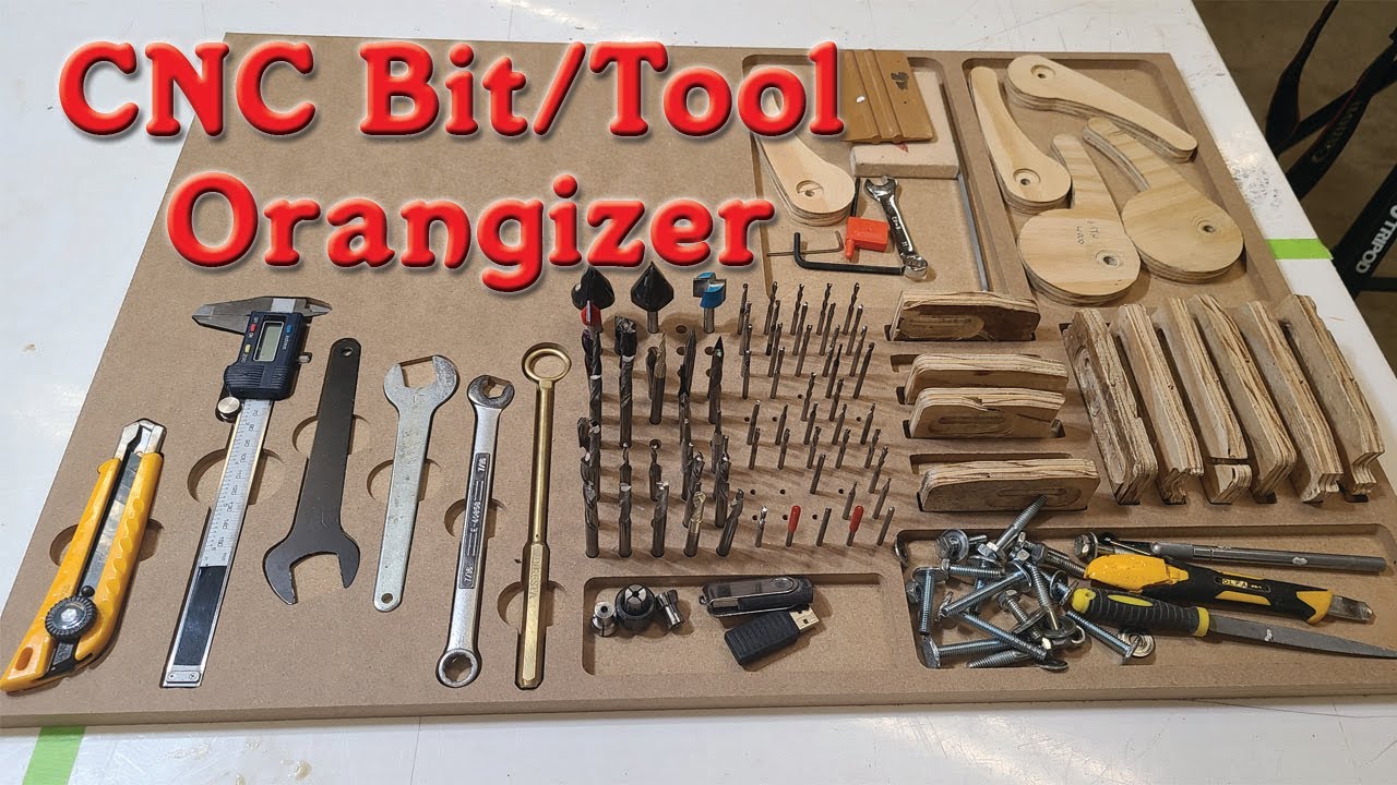 CNC Bit Organizer - YouTube