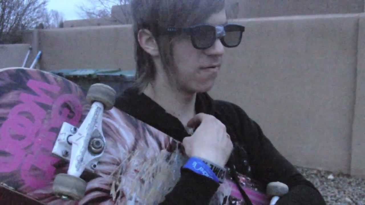 Melvin The Nerd working on ollies and boardslides! - YouTube