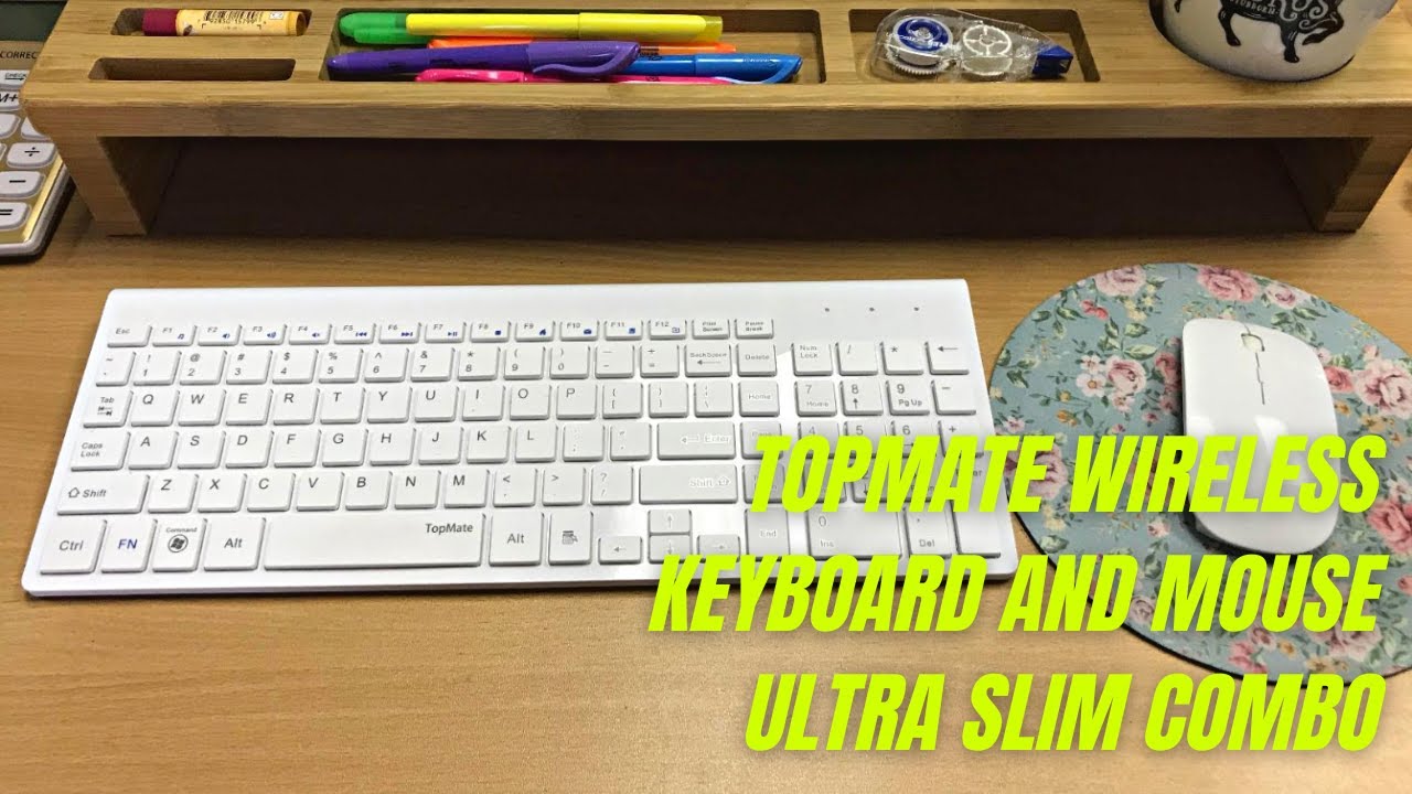 TopMate Wireless Keyboard and Mouse Ultra Slim Combo Review & Test ...