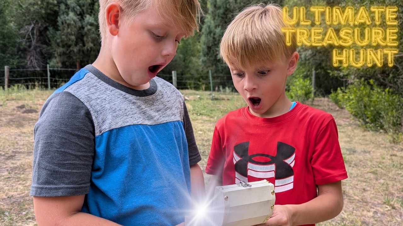 Ultimate Treasure Hunt In The Wilderness: Dad Teaches Boys Basics On ...