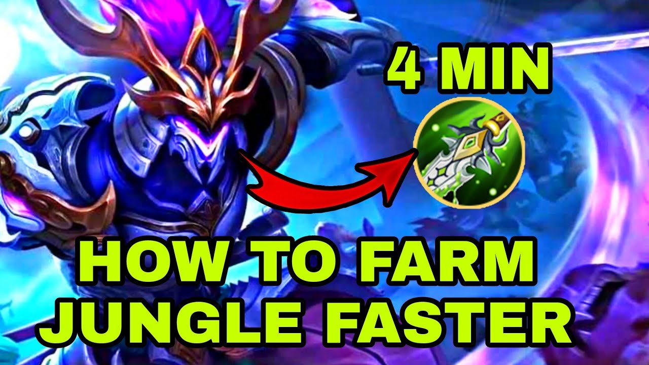 How To Farm Jungle Faster Using Saber | Mobile Legends Bang Bang ...