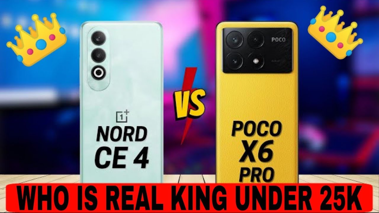 One plus ce 4 vs Poco x6 pro | best 5g phones under 25k - YouTube