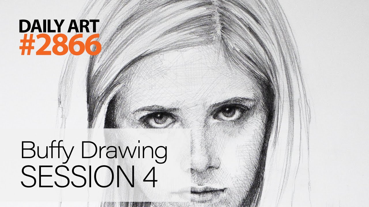 Daily Art #2866 - Buffy Drawing Day 4 - YouTube