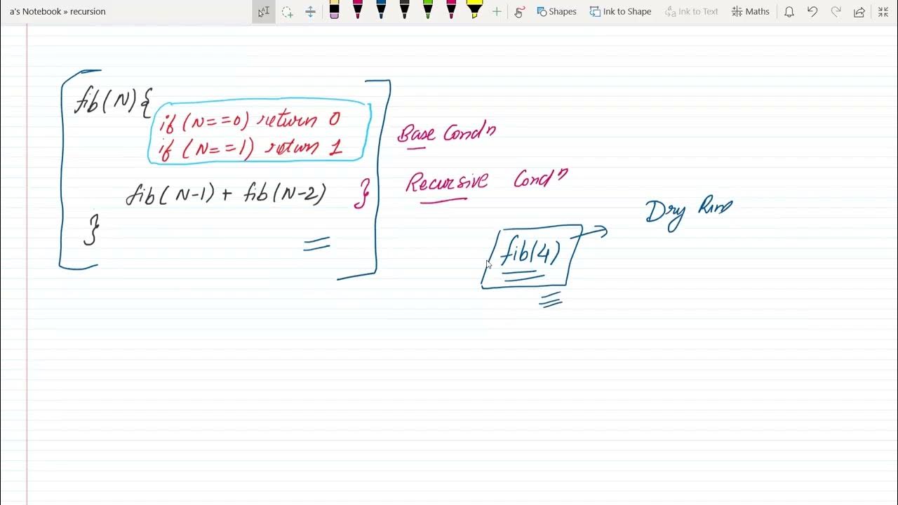60 B22 DSA401 PSC Recursion, Why & When Recursion - YouTube