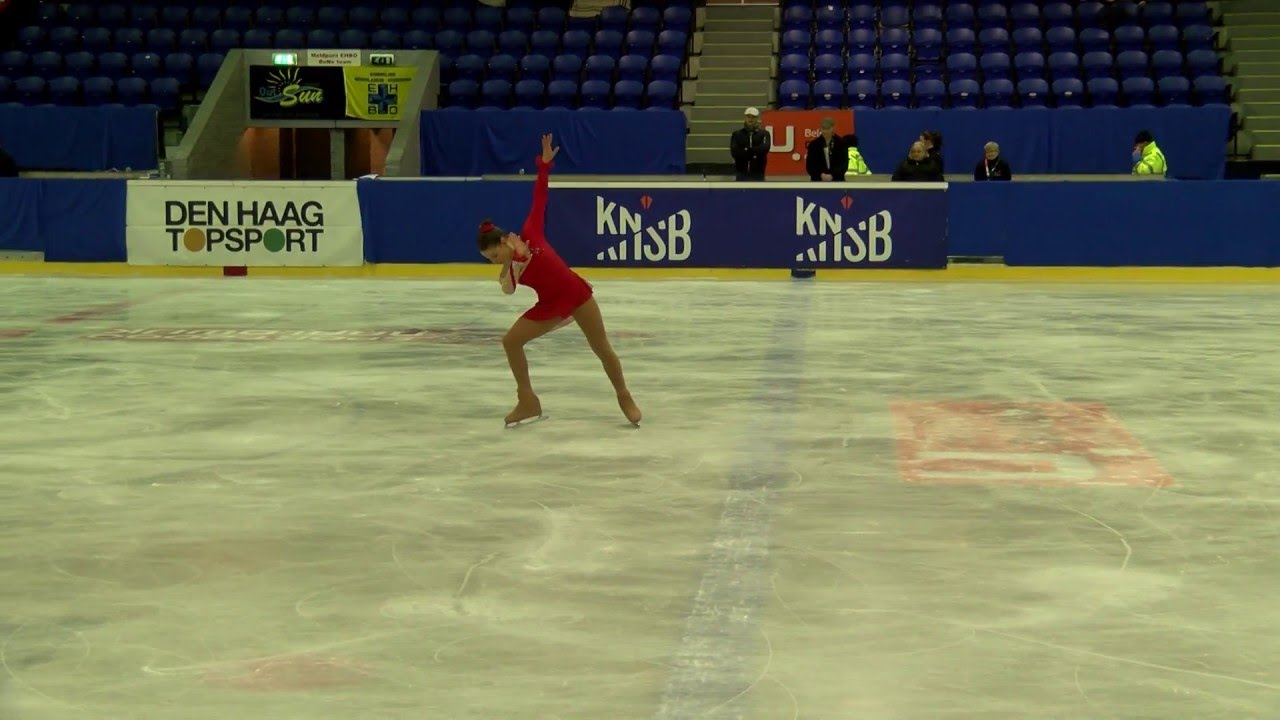 Linden van Bemmel SP Junior at Dutch Nationals 2016 - YouTube