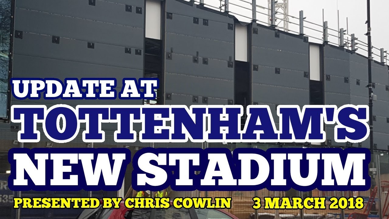 UPDATE AT TOTTENHAM'S NEW STADIUM: Snow, Club Shop, Has the Roof Lift ...