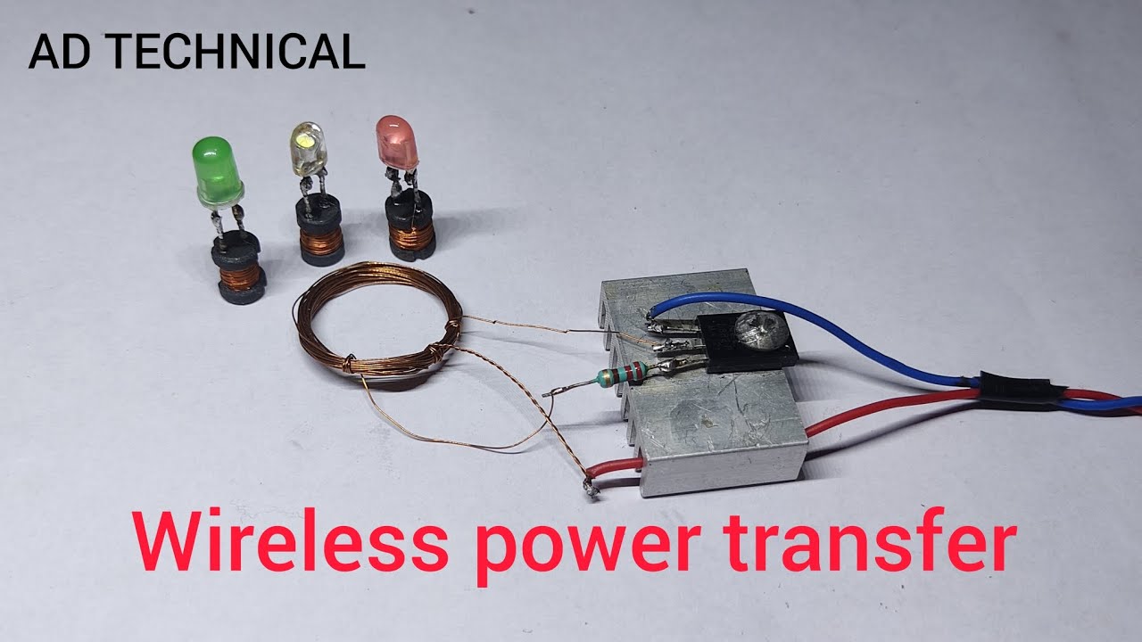 How to make wireless power transfer system using D882p transistor # ...