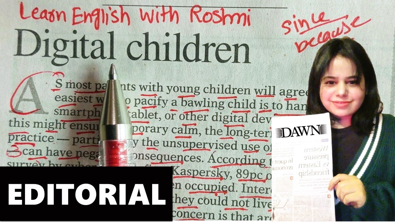 Newspaper Reading || Learn English Through Newspaper Reading || English Grammar Learning - YouTube