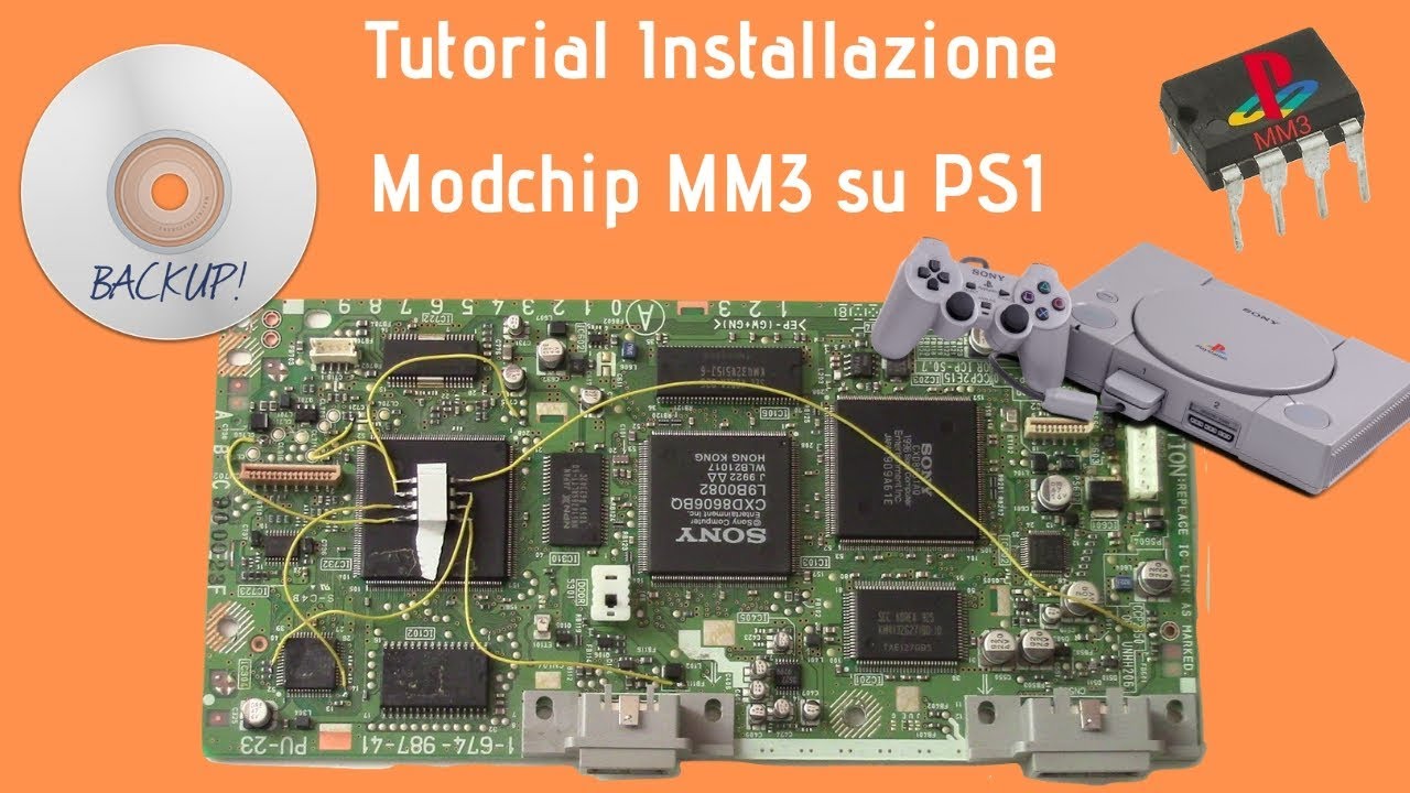 [TUTORIAL] Installazione Modchip MM3 su PS1 - Modifica PSX - SCPH-9002 ...