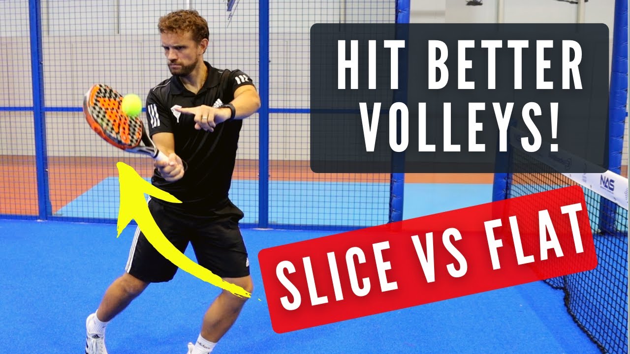 Padel Volleys: Use Slice or Flat? - YouTube