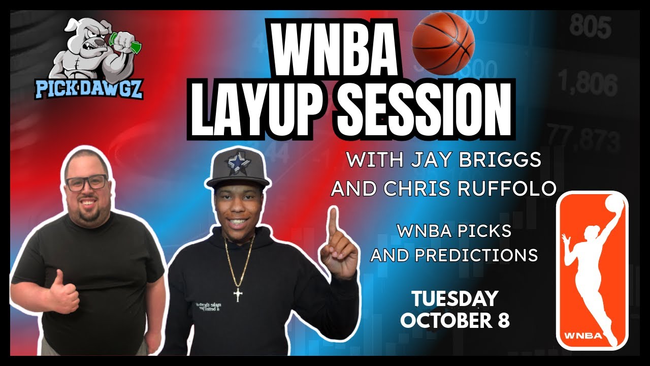 WNBA Playoffs Picks & Predictions Tuesday 10/8/24 | WNBA Layup Session ...