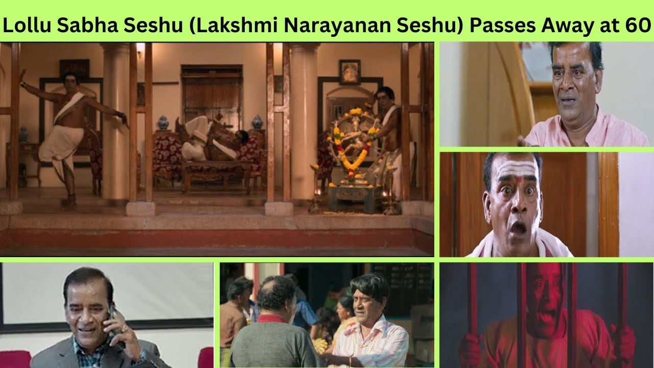 Tamil Comedian Lollu Sabha Seshu No More | Rightu Vidu - YouTube